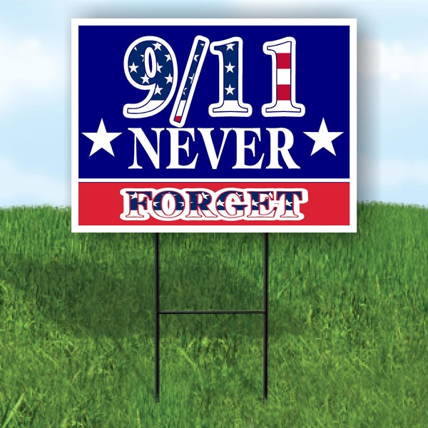 Never Forget Yard Sign - Etsy