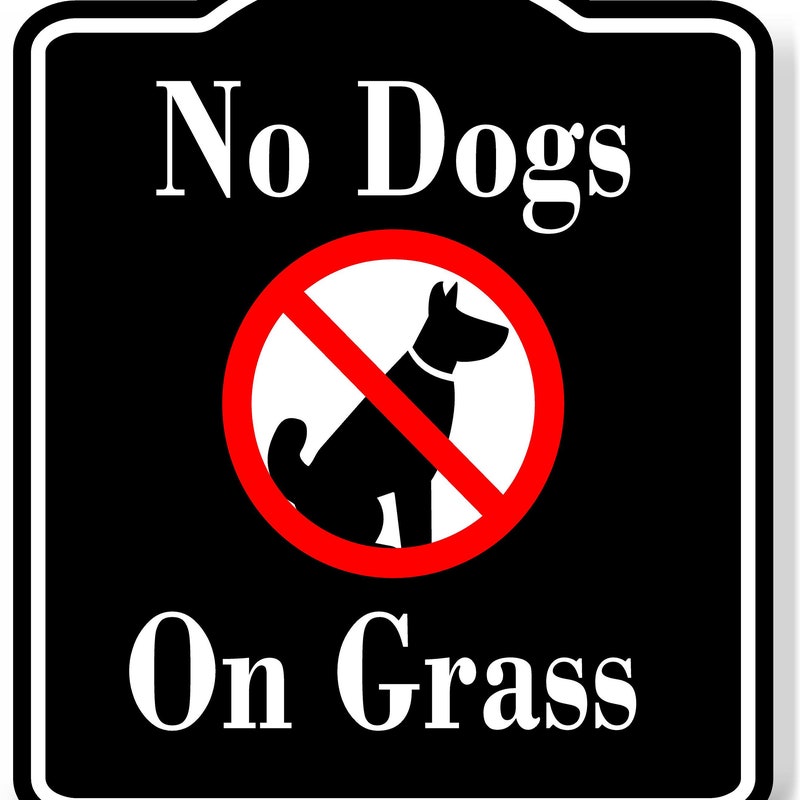 No Dogs Allowed Sign - Etsy
