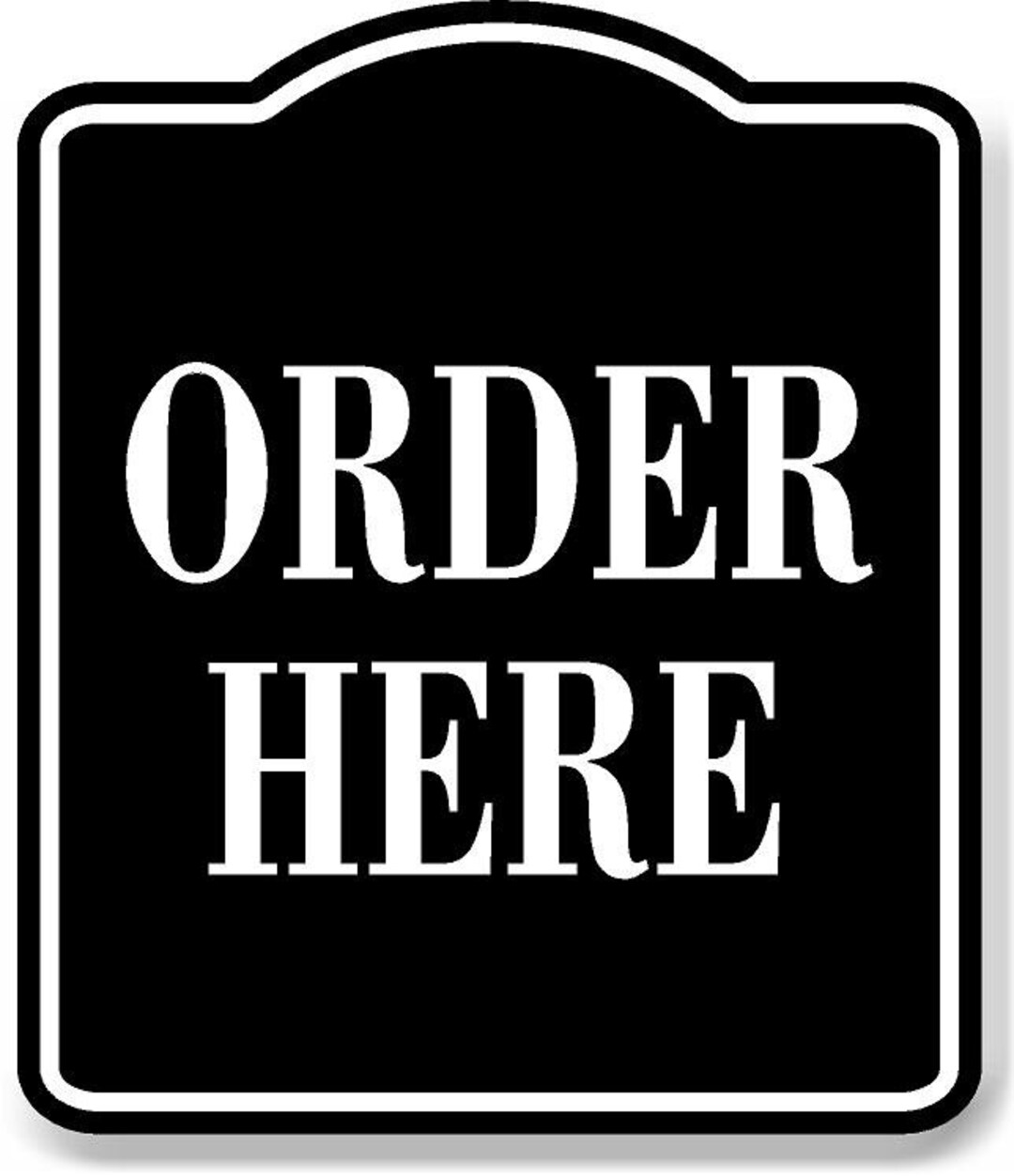 Order Here BLACK Aluminum Composite Sign - Etsy
