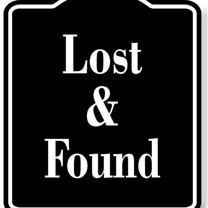 Lost and Found Sign - Etsy