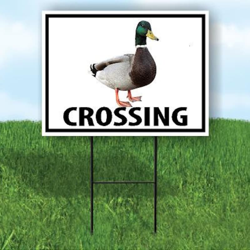 Duck Crossing Sign - Etsy