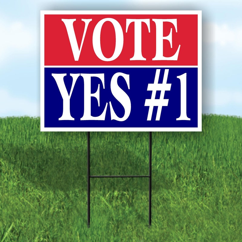 Vote No Yard Sign - Etsy