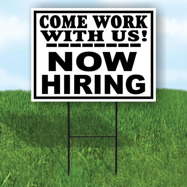 Hiring Yard Signs - Etsy