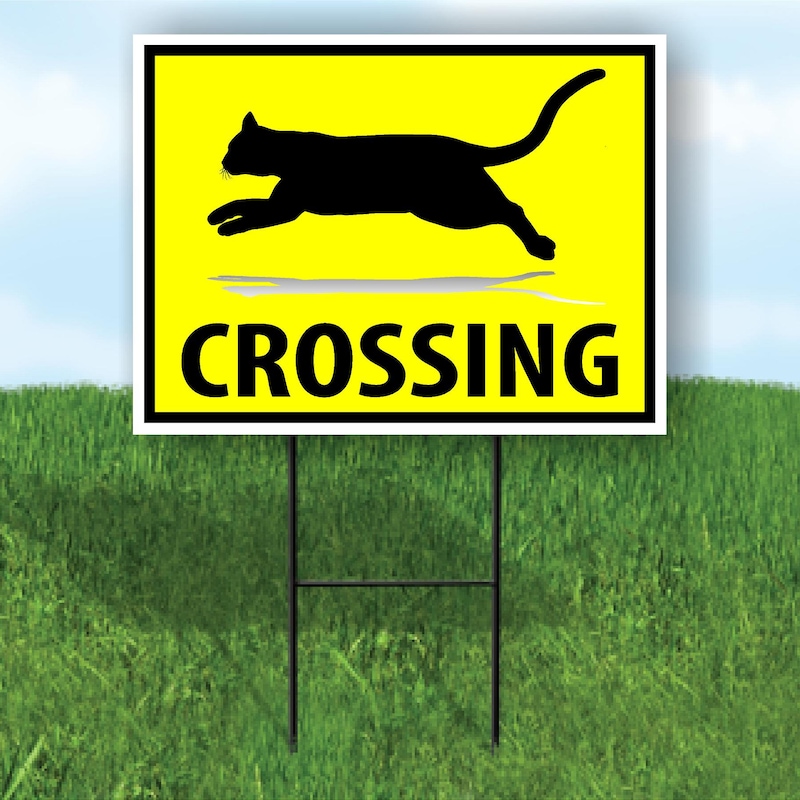 Cat Crossing - Etsy