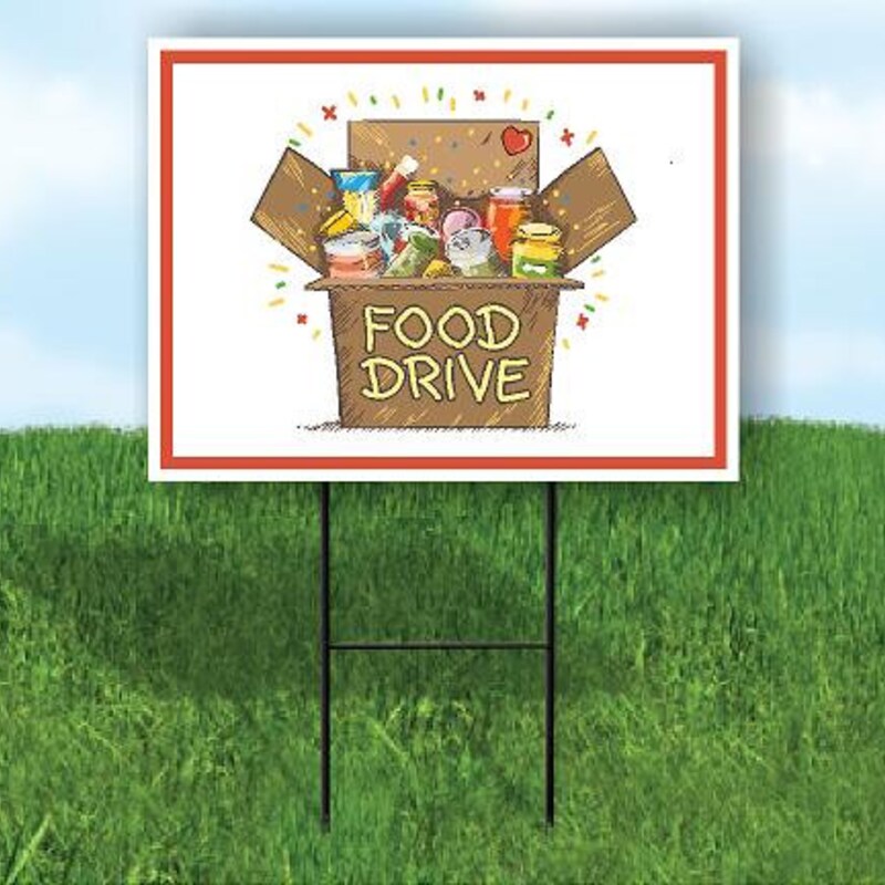 Food Drive Sign - Etsy