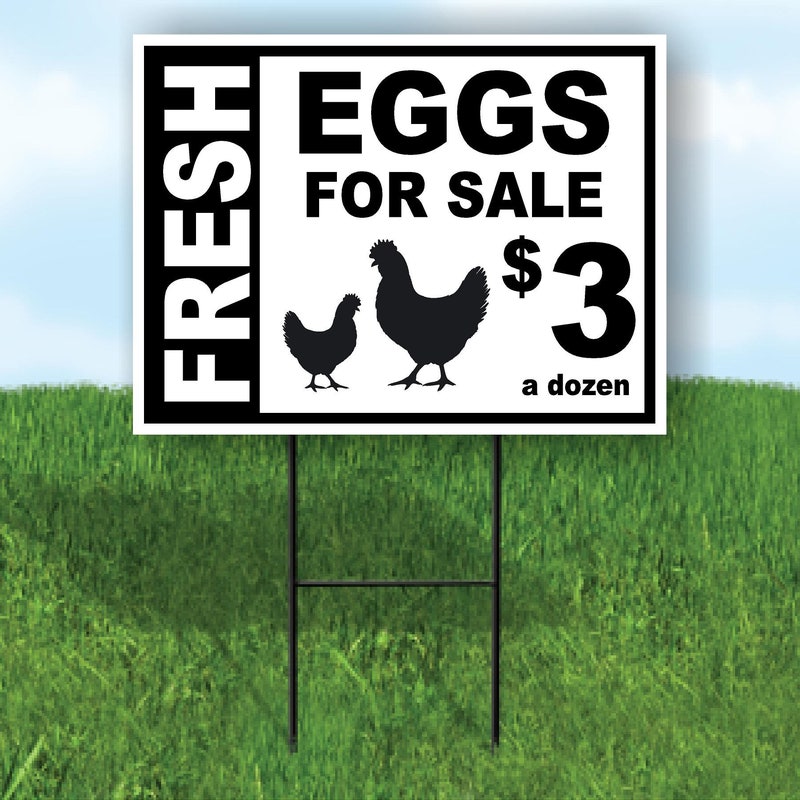 Eggs for Sale Sign - Etsy