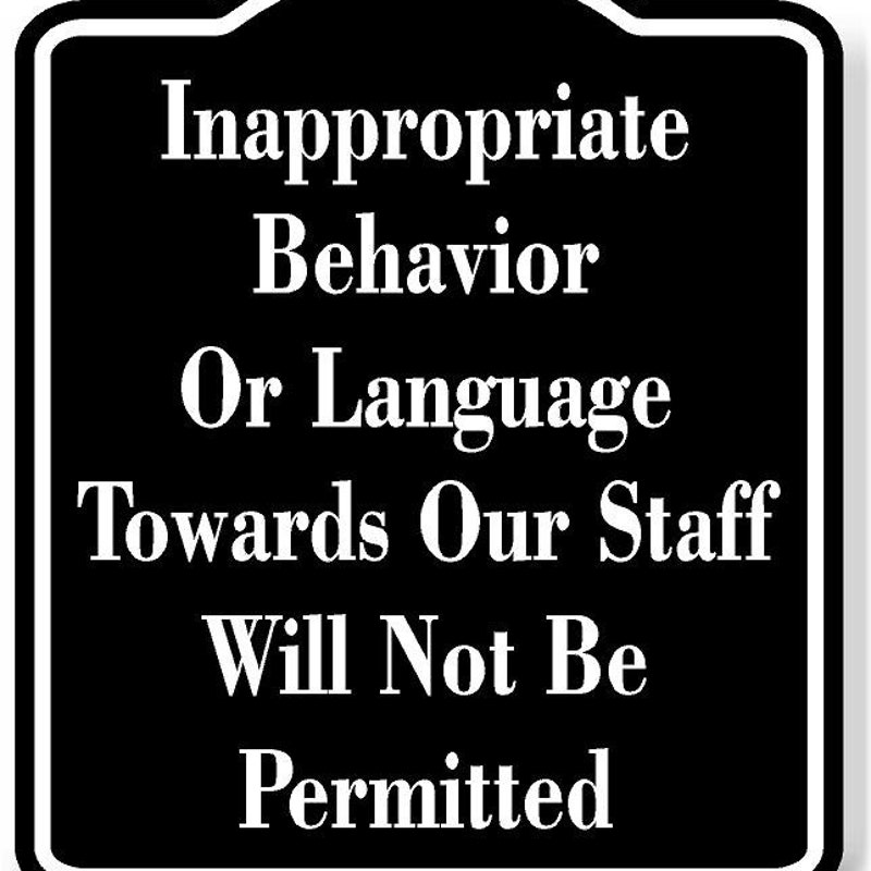 Inappropriate Sign - Etsy