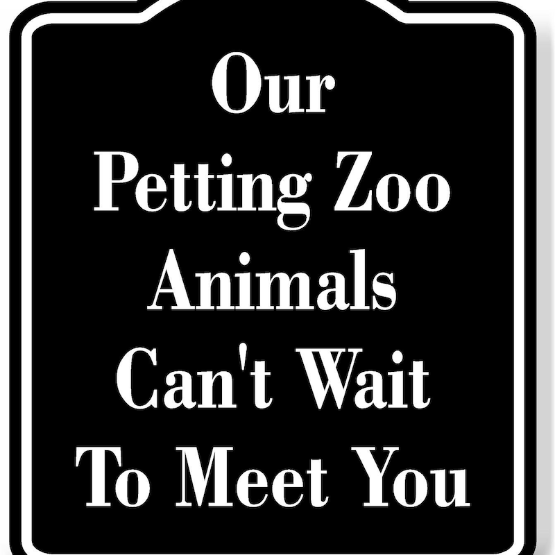 Zoo Signs - Etsy