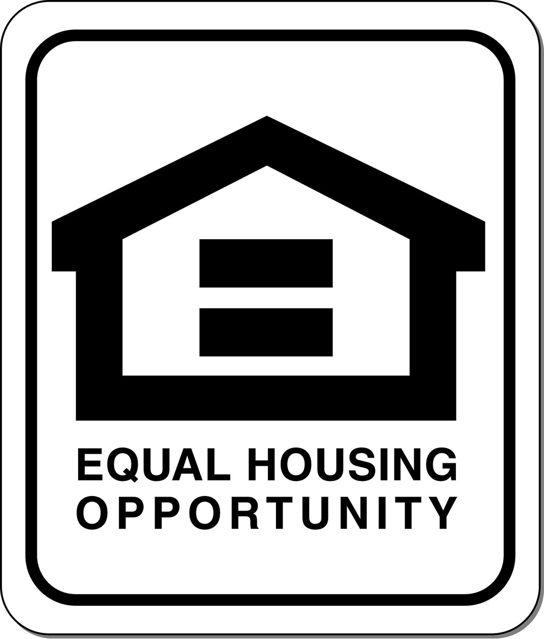 Equal Housing Opportunity Logo Aluminum Composite Outdoor Sign - Etsy