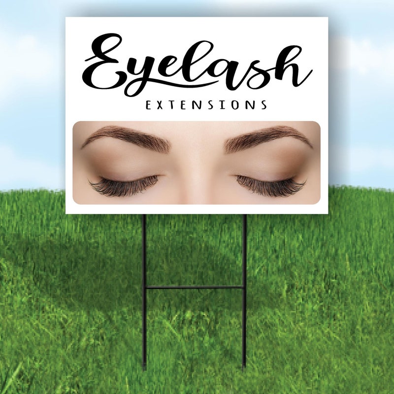 Eyelash Sign - Etsy