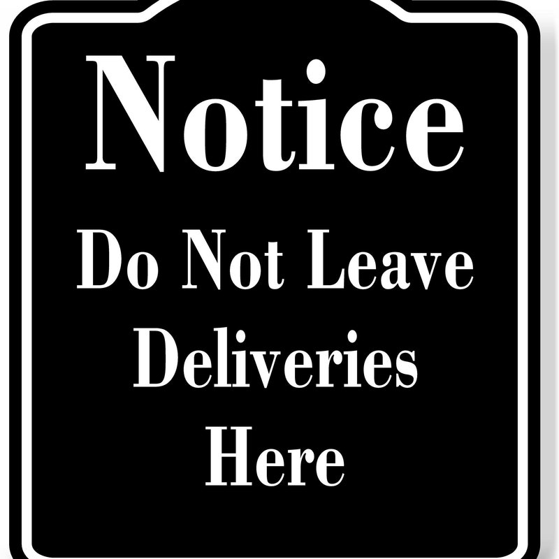 Do Not Leave Sign - Etsy