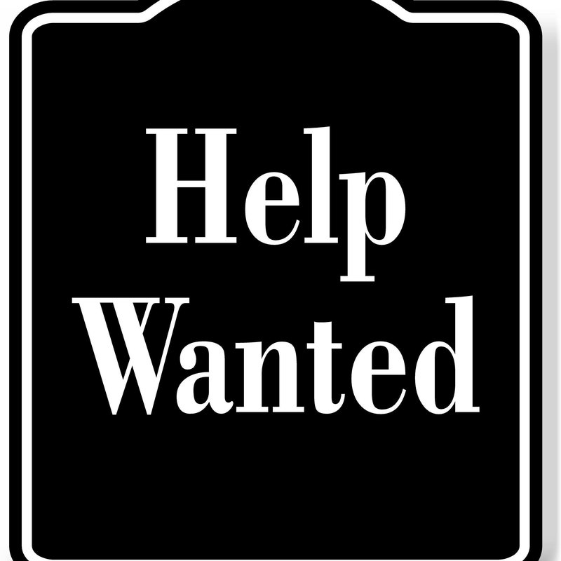 Help Wanted Sign - Etsy