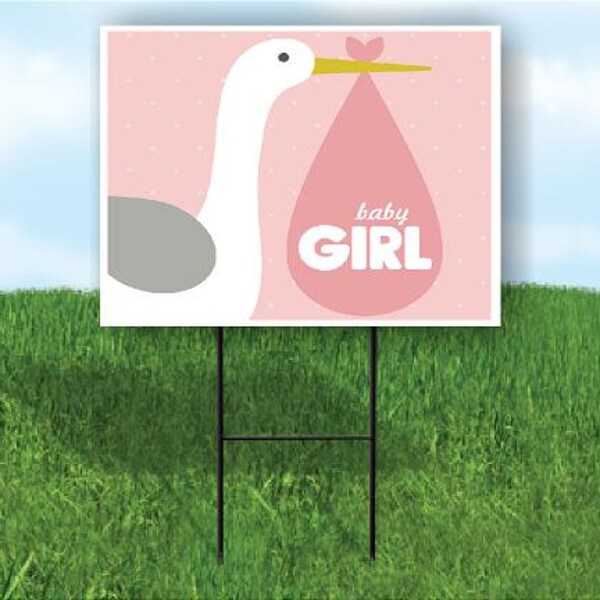 Stork Yard Sign - Etsy
