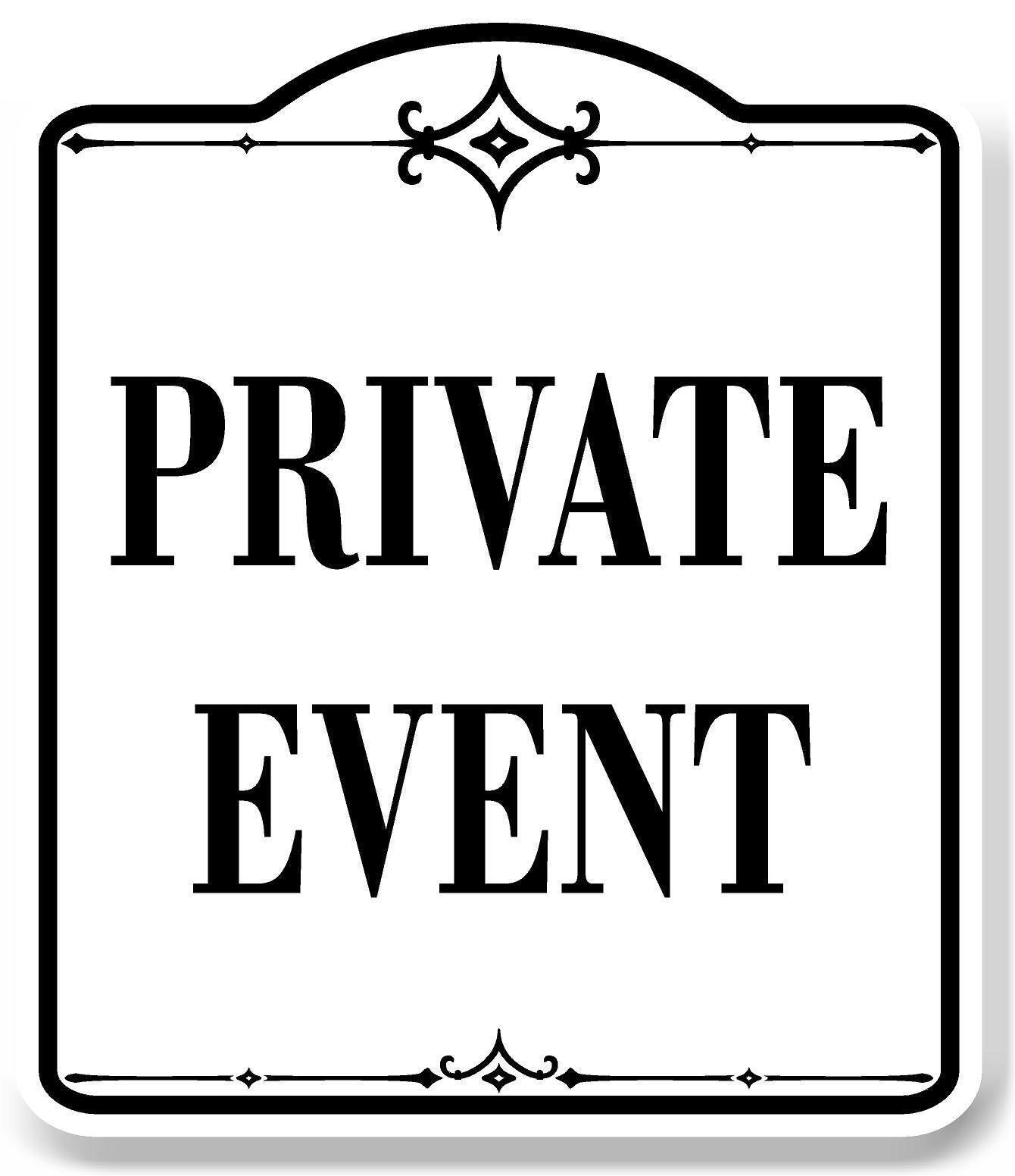 Private Event WB Aluminum Composite Sign - Etsy
