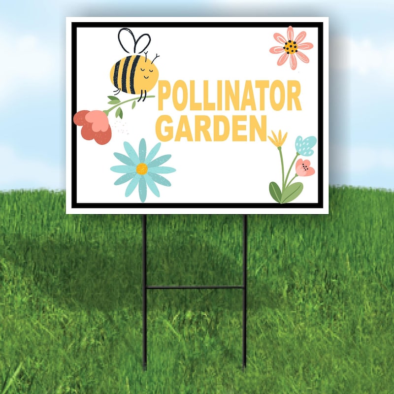Pollinator Sign - Etsy