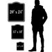 Check-out Left Arrow Black Aluminum Composite Sign - Etsy