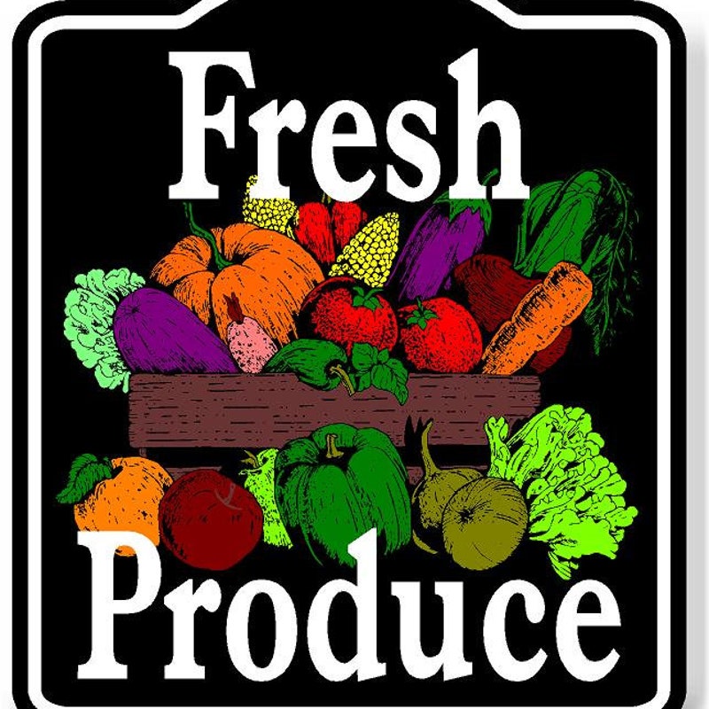 Produce Signs - Etsy