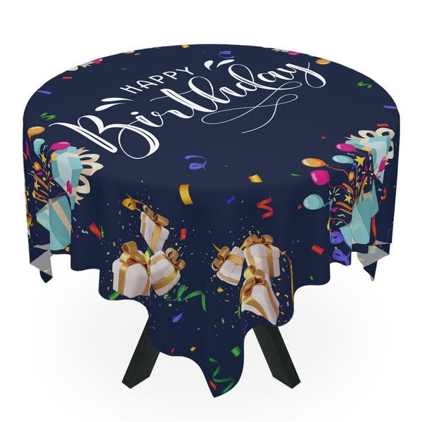 Birthday Tablecloth - Etsy