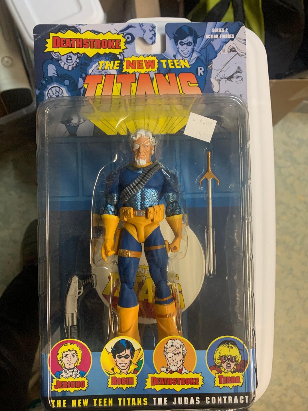 Teen Titans Judas Contract Deathstroke Unmasked Action Figure - Etsy