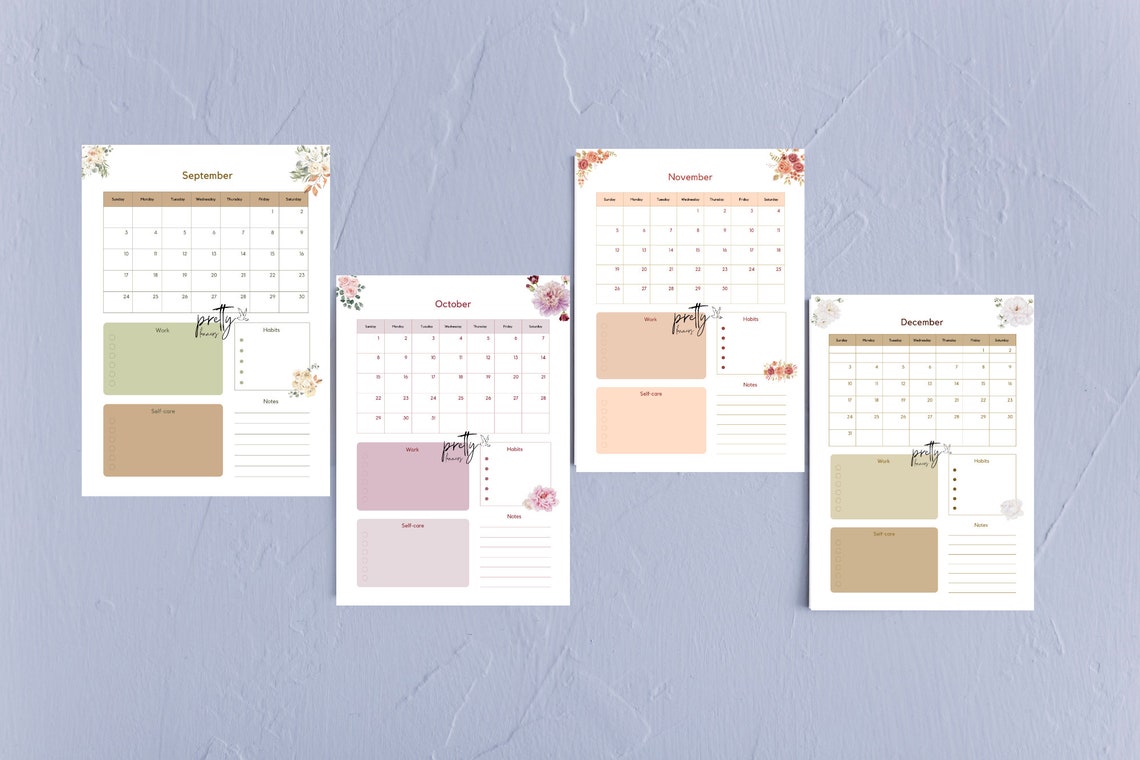 2023 2024 Planner Dated Planner Yearly Planner a Month at a - Etsy