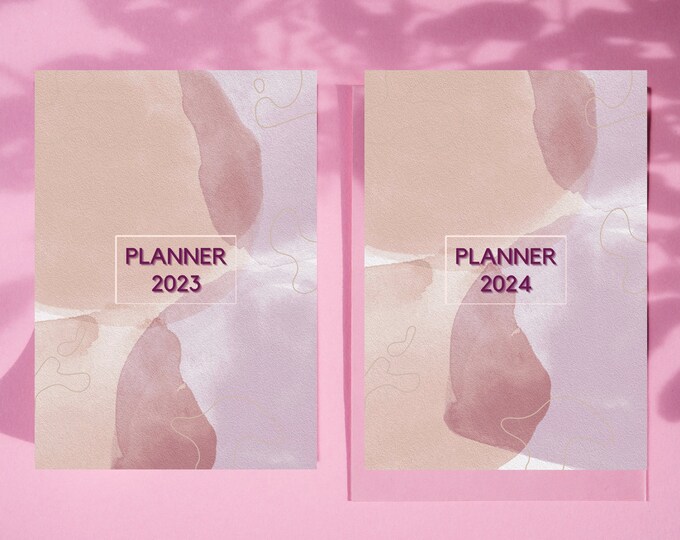 2023 2024 Planner, Dated Planner, Yearly Planner, a Month at a Glance ...