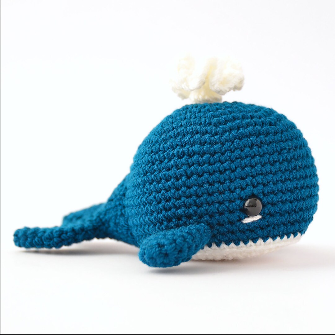 Blue Whale Crochet Pattern PDF Amigurumi Blue Whale Crochet - Etsy
