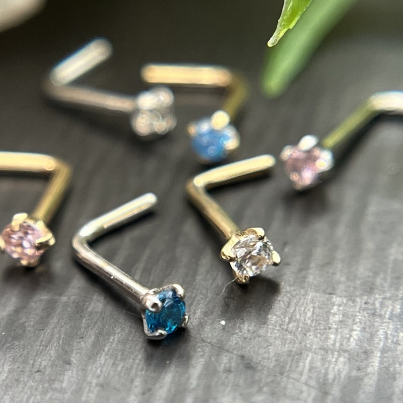 Blue Nose Ring - Etsy