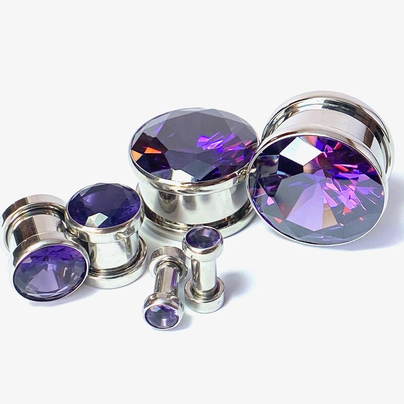 20mm Purple Plugs - Etsy