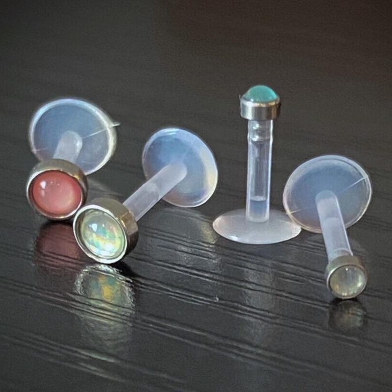 Plastic Labret - Etsy