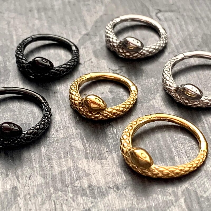 Snake Nose Ring - Etsy