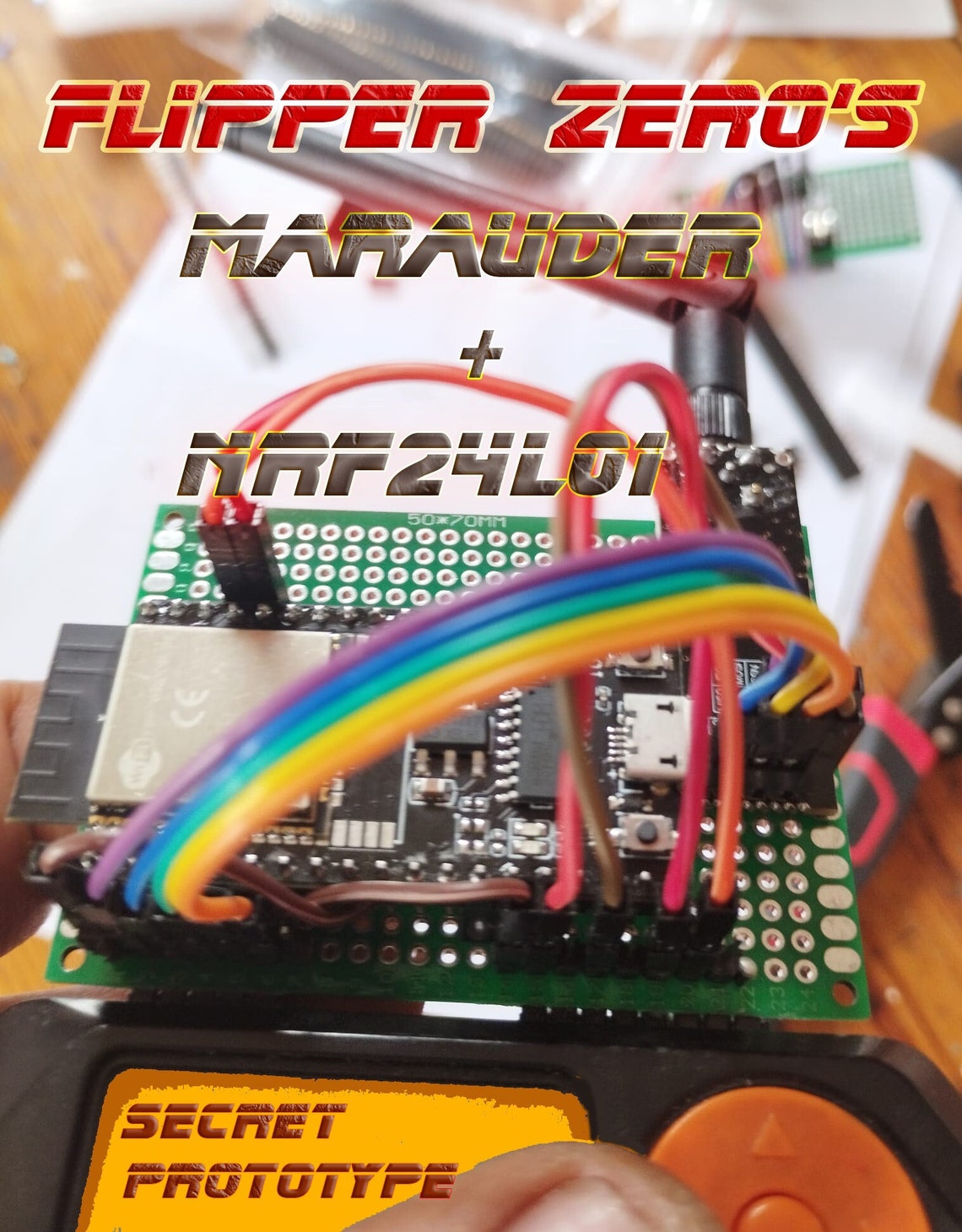 Flipper Zero Dual Wifi Marauder Esp32 Nrf24l01 Etsy Canada