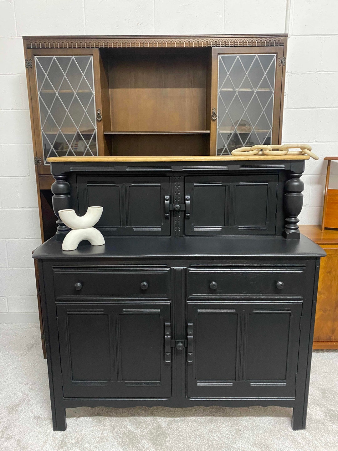 Vintage Ercol Solid Elm Cocktail Cabinet / Sideboard - Etsy
