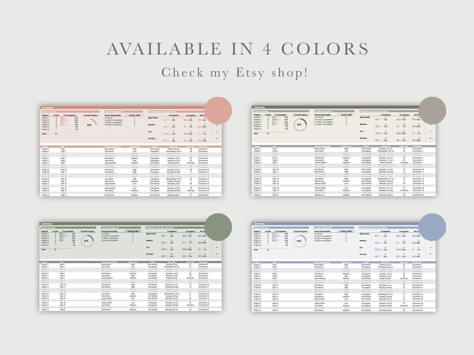 To Do List Template Excel Spreadsheet Ultimate Task Planner Excel Daily ...