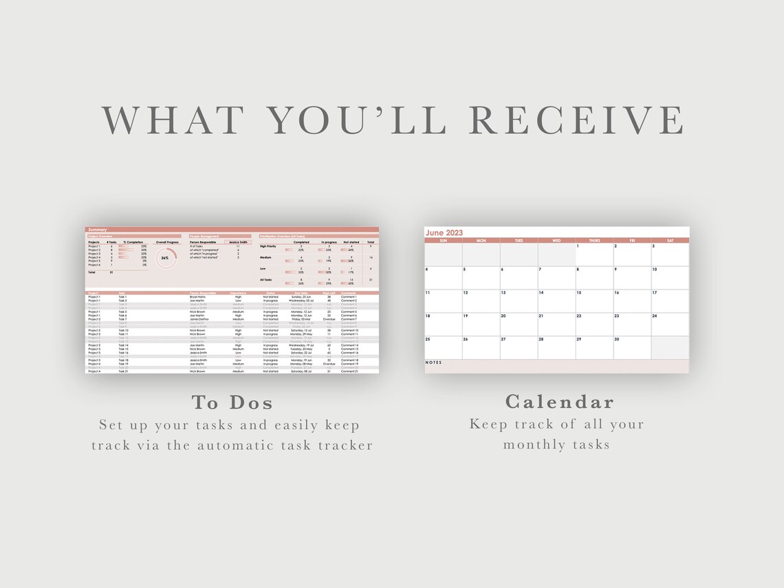 To Do List Template Excel Spreadsheet Ultimate Task Planner Excel Daily ...