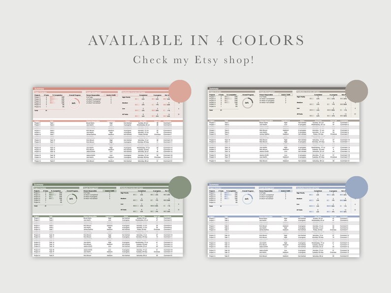 To Do List Template Excel Spreadsheet Ultimate Task Planner - Etsy