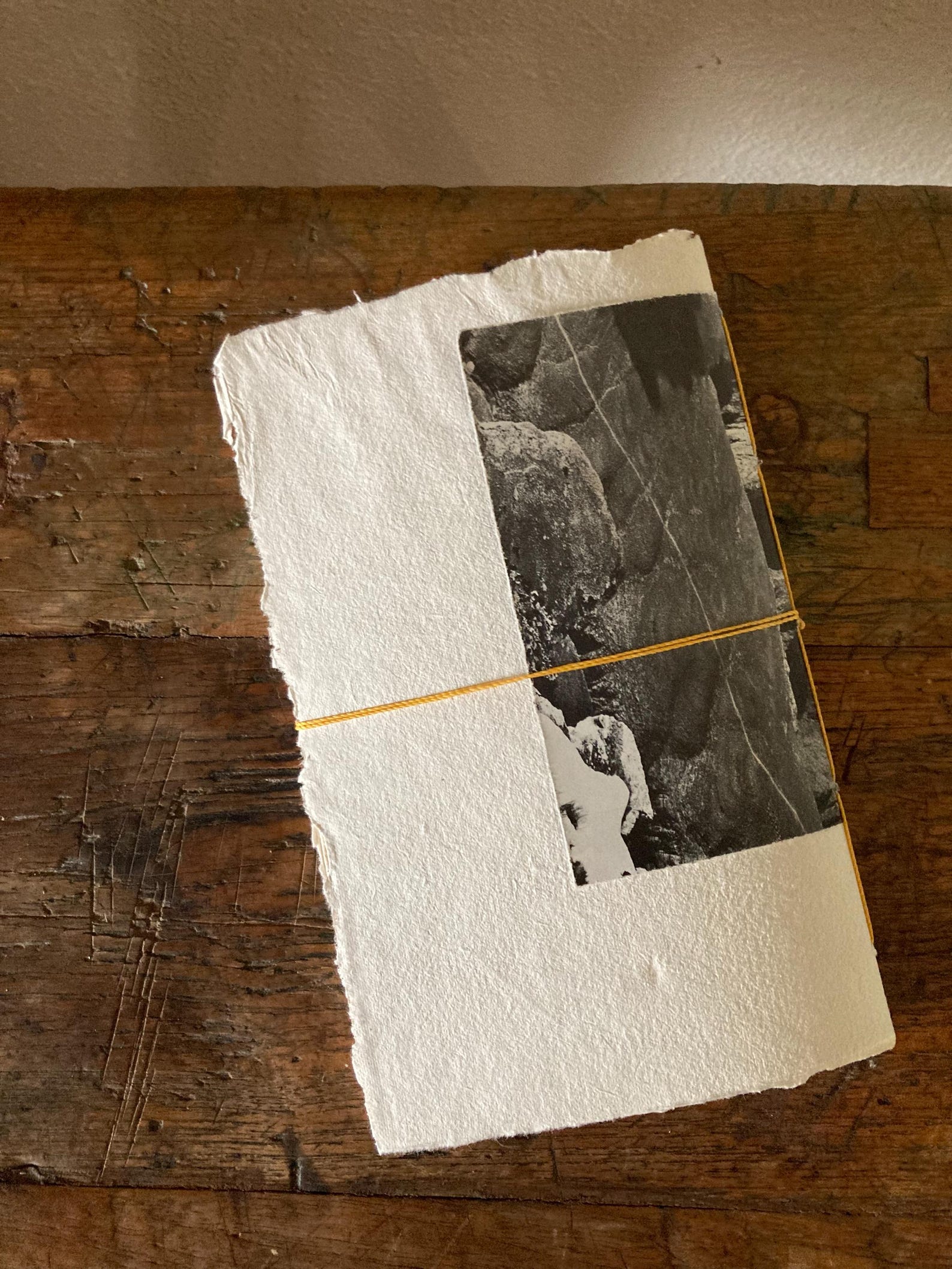 LAND JOURNAL 02—notebook, Upcycled, Collage, Handmade, Mixed Media ...