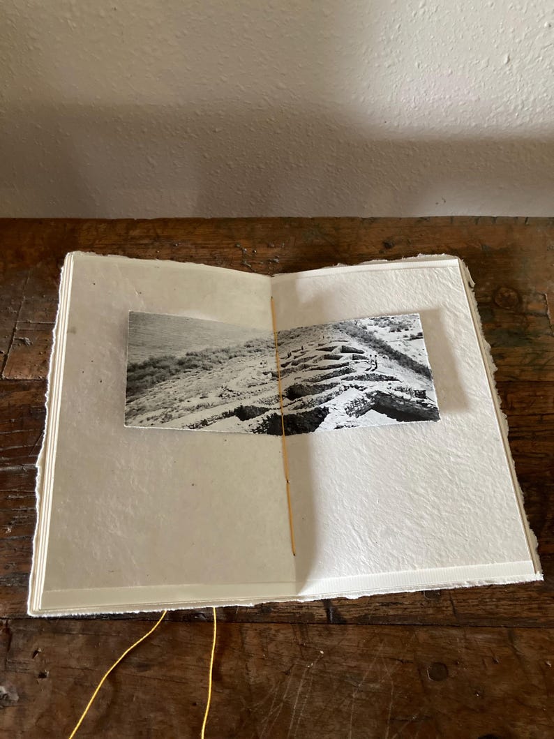 LAND JOURNAL 02—notebook, Upcycled, Collage, Handmade, Mixed Media ...