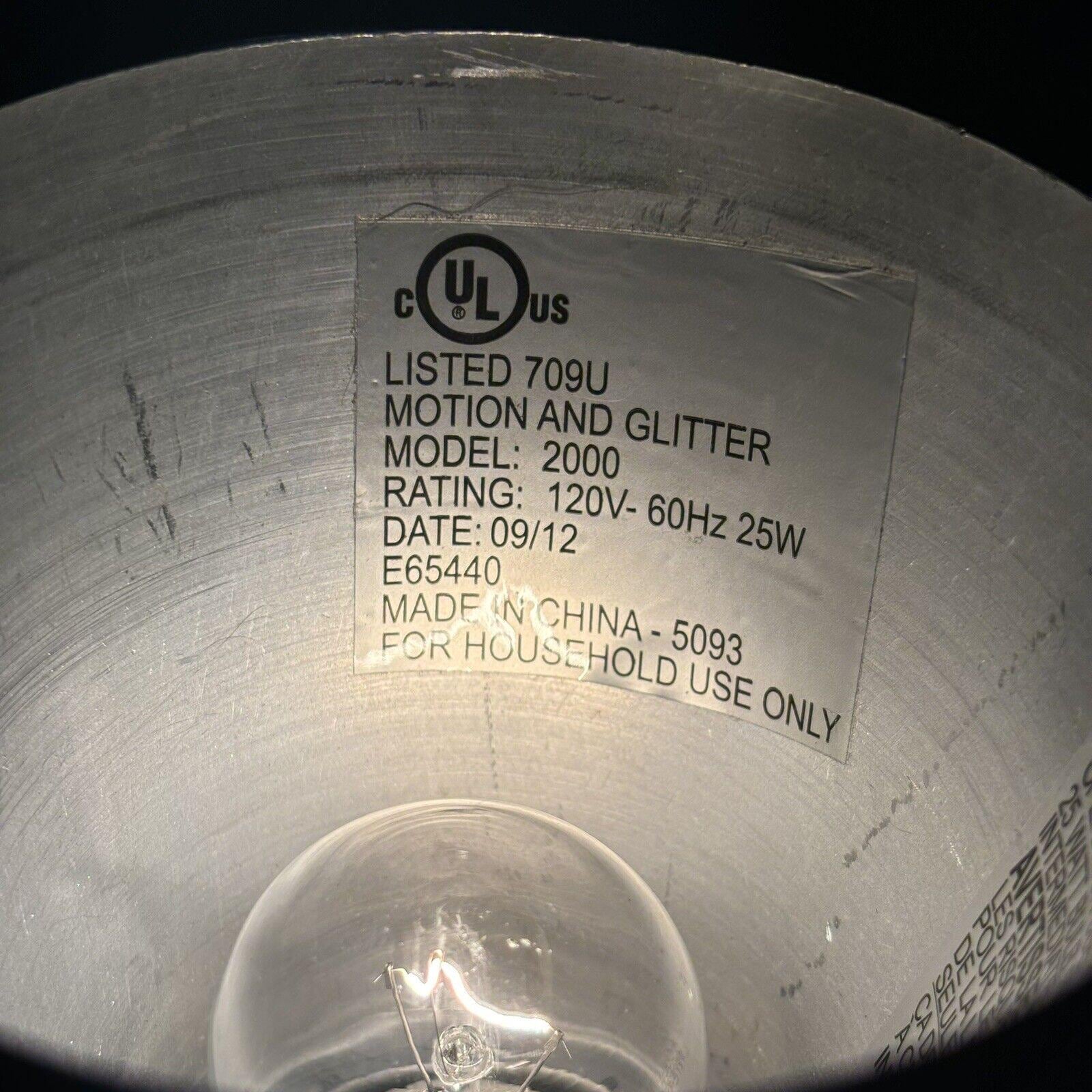 14" Motion and Silver Glitter Lava Lamp Model 2000 Red Lava Silver Base ...