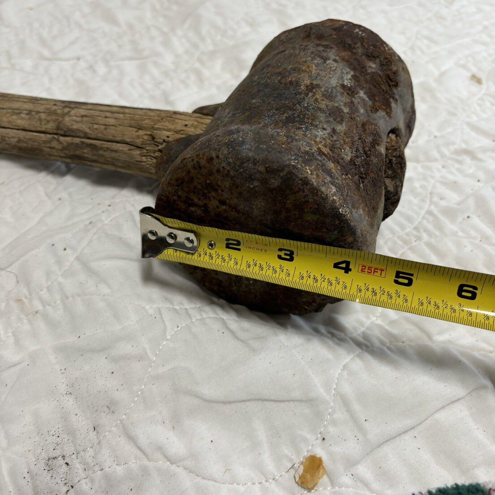 Vintage 15 Lb Round Sledge Hammer Head Only, Thor Fence Post Sledge ...