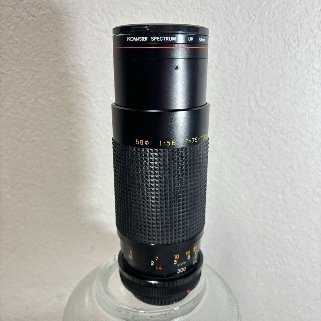 Auto Promaster Spectrum 7 Multi-coated F=75-300mm 1:5.6 Lens 58mm - Etsy