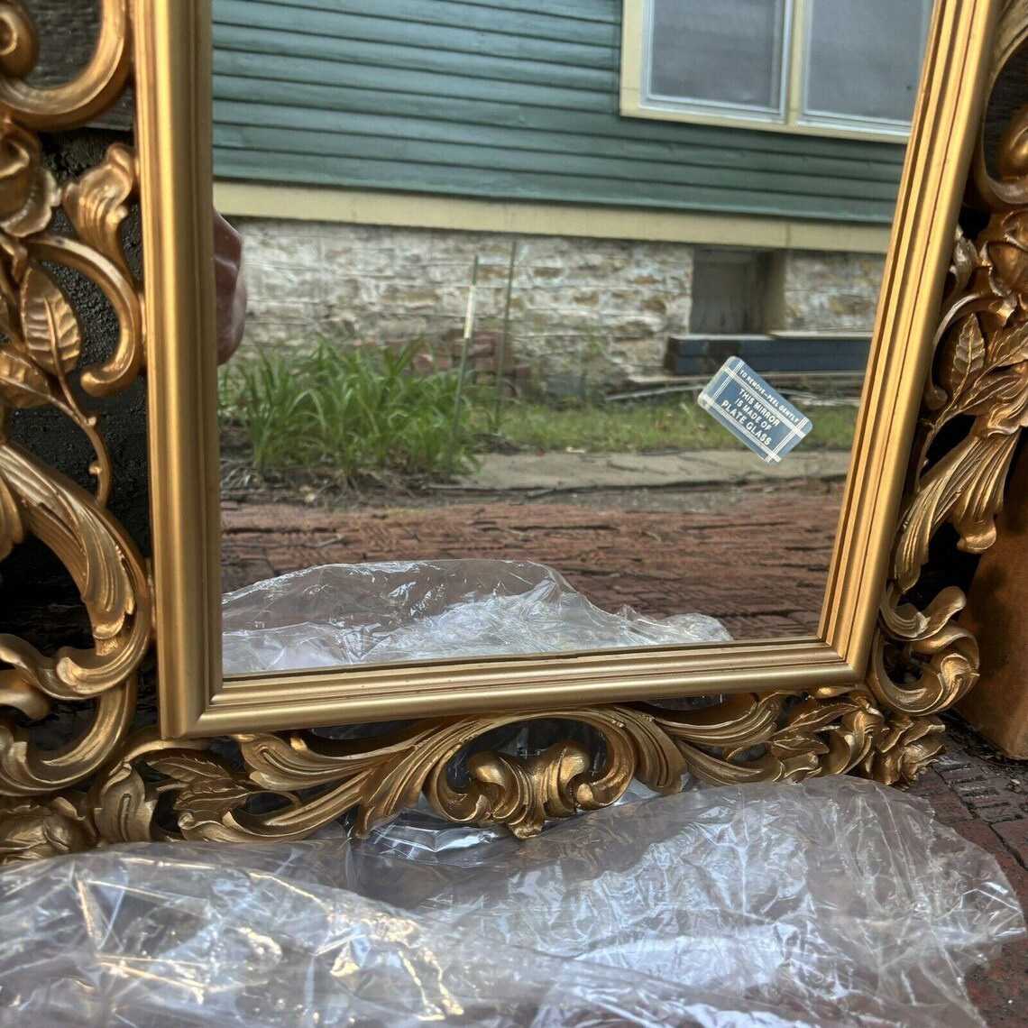 Vintage Ornate HOMCO Hollywood Regency 2075 Wall Accent Mirror 30 X 19 ...