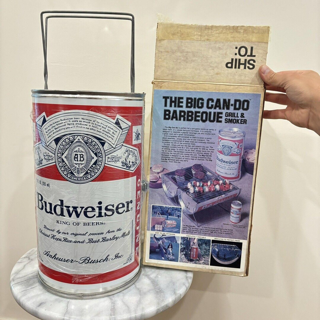 Budweiser the Big Can Do Barbecue Grill & Smoker Looks New With ...