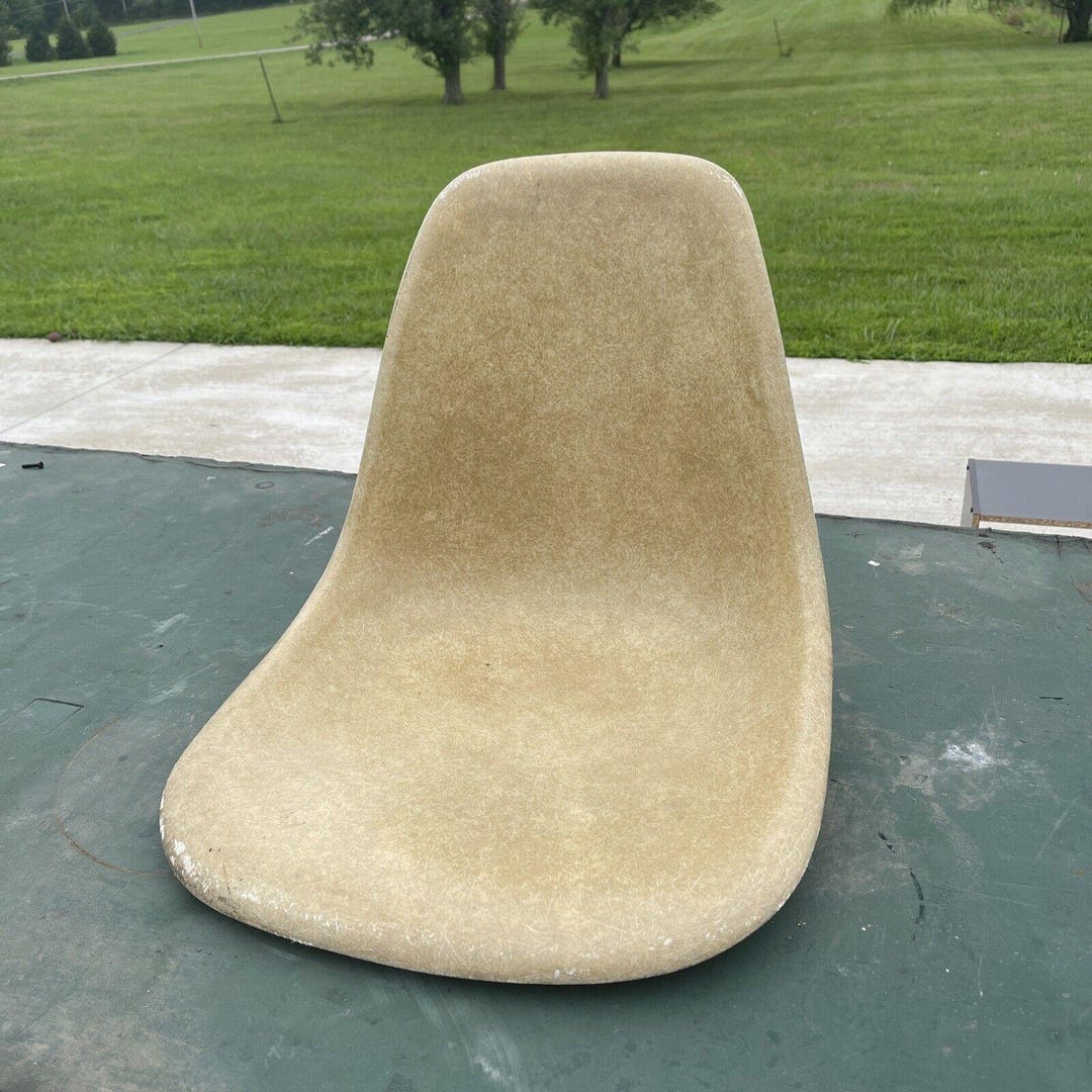 1960's Eames Fiberglass Shell Chair by Herman Miller - Etsy