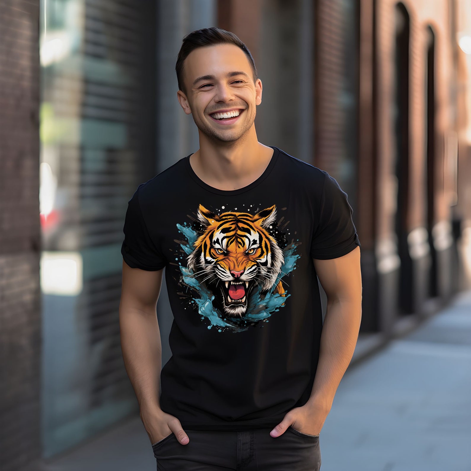 Tiger Tshirt | Graffiti Shirt | Tiger Tee | Tiger Lover Gift | Trendy Shirts for Teens ...