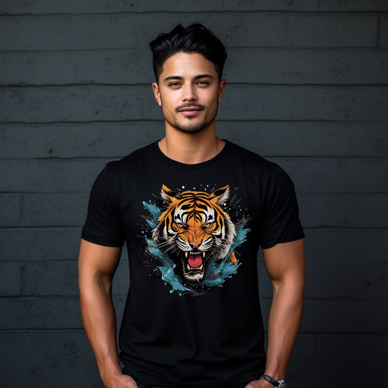 Tiger Tshirt | Graffiti Shirt | Tiger Tee | Tiger Lover Gift | Trendy ...