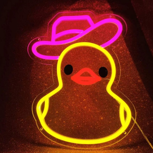 Duck Light With Cowboy Hat - Etsy