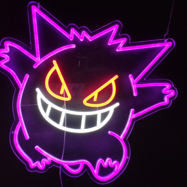 Gengar Neon Signs - Etsy