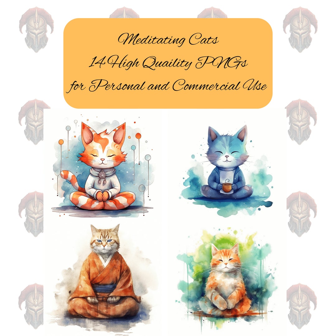 Watercolor Kitten Clipart 14 High Quality Pngs Transparent Background ...