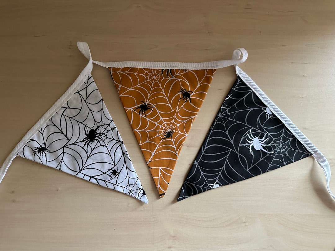 Halloween Spider Web 9 Flags - Etsy