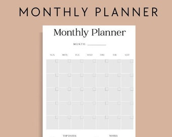 Printable Daily Planner PDF| Simple, Minimalist Planner | Daily ...